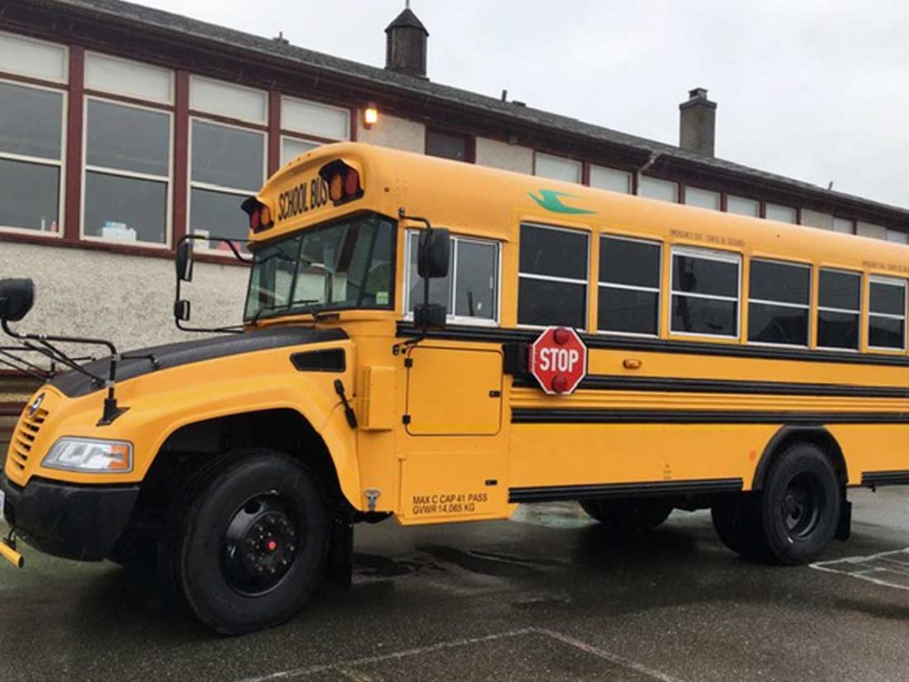 New School Bus - Saint Francis of Assisi School